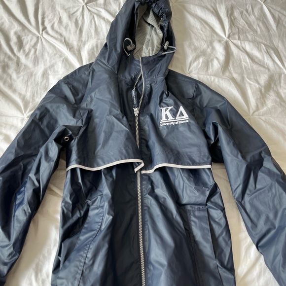 Jackets & Coats | Kappa Delta Uiuc Rain Coat | Poshmark